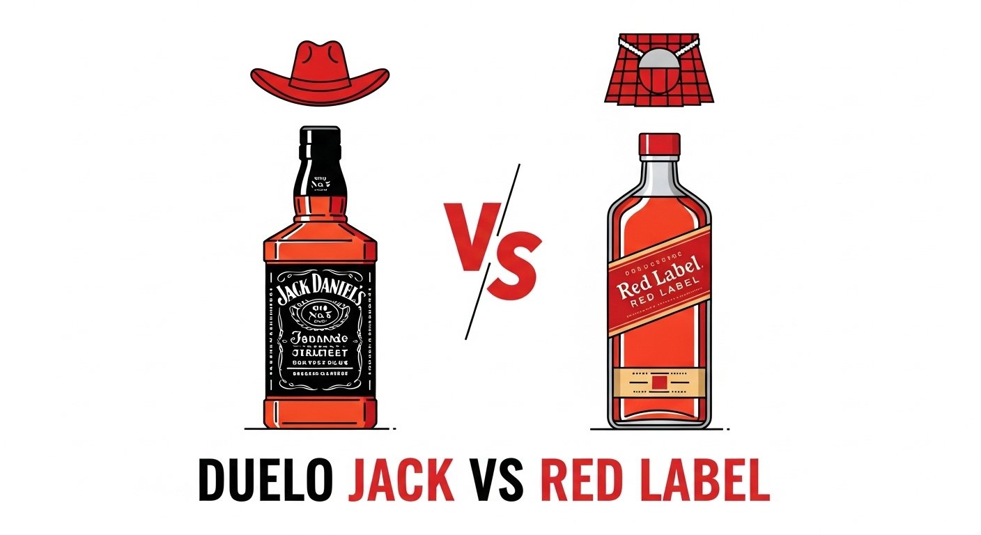 Jack Daniel's vs. Red Label: O Doce ou o Picante? O Duelo dos Gigantes ...